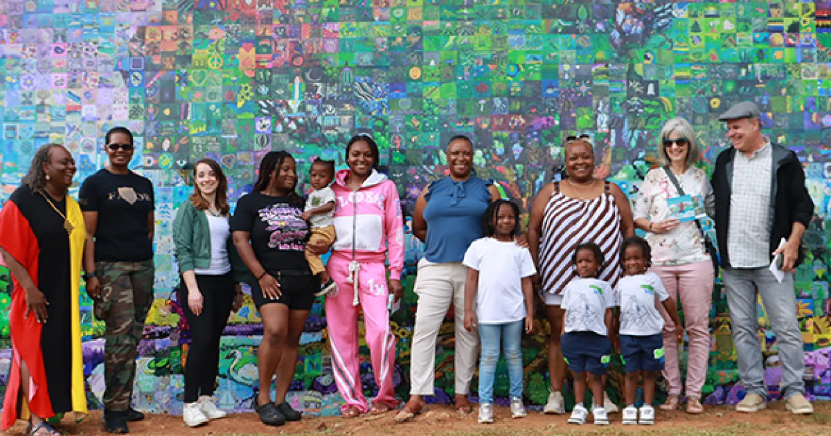 Lovejoy Unveils “Nature’s Revival” Mural Mosaic - We Are Clayton Magazine